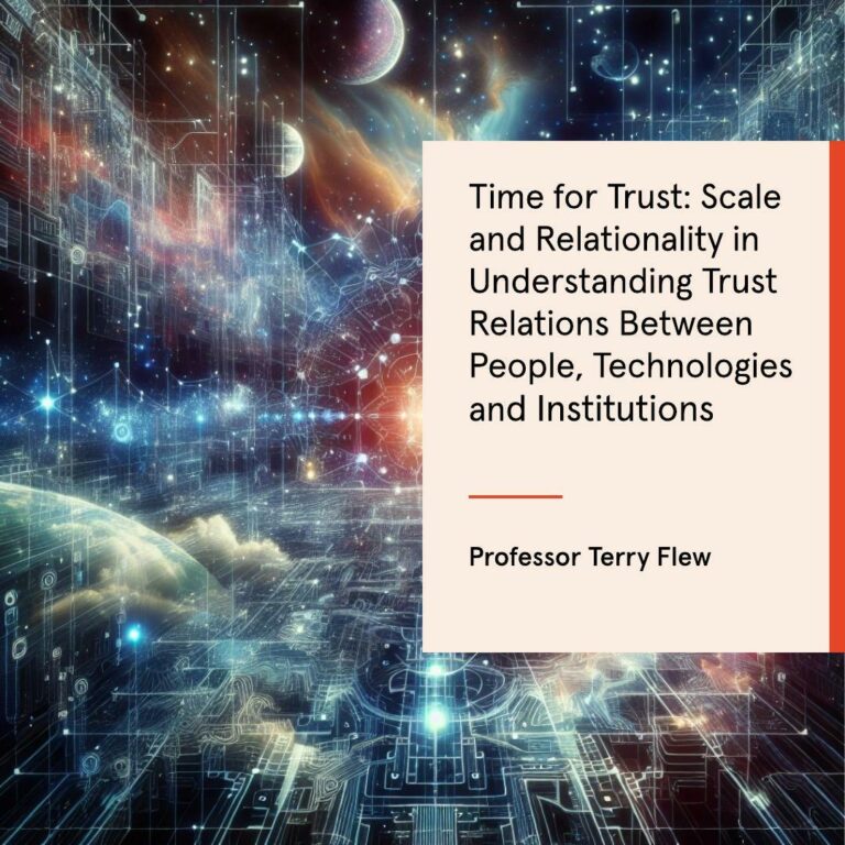 Time for Trust? Scale and relationality in understanding trust ...