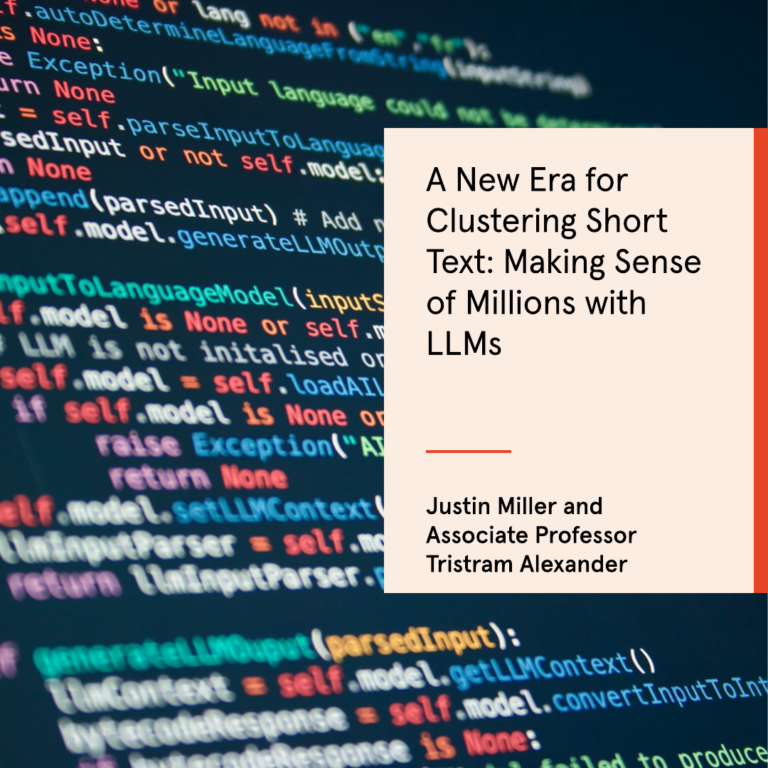 A New Era for Clustering Short Text: Making Sense of Millions with LLMs ...